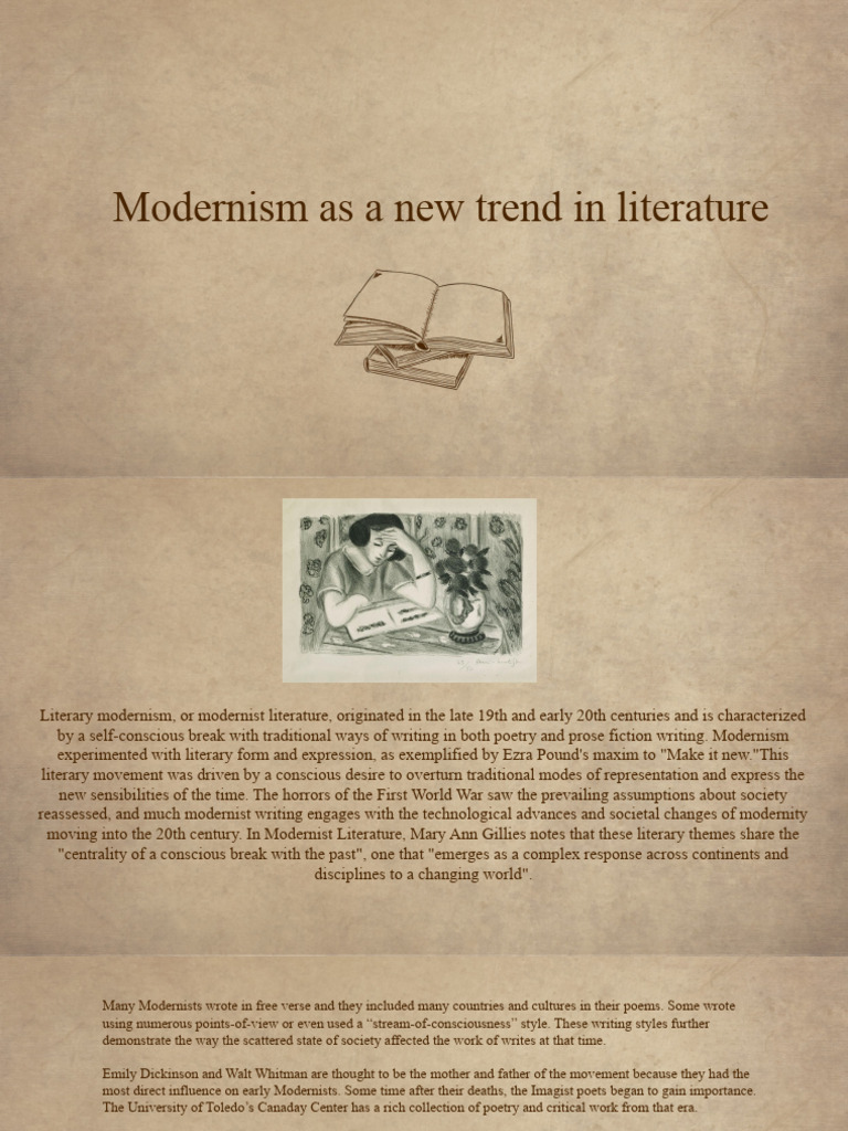 Overview of Literary Modernism | PDF | Literary Modernism | Poetry
