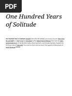 One Hundred Years of Solitude | PDF | Gabriel García Márquez
