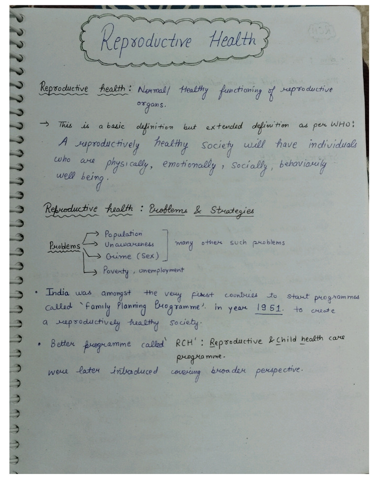 Reproductive Health. | PDF