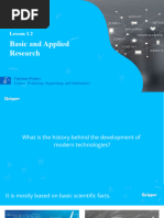 Differences Between Pure and Applied Research | PDF | Basic Research ...