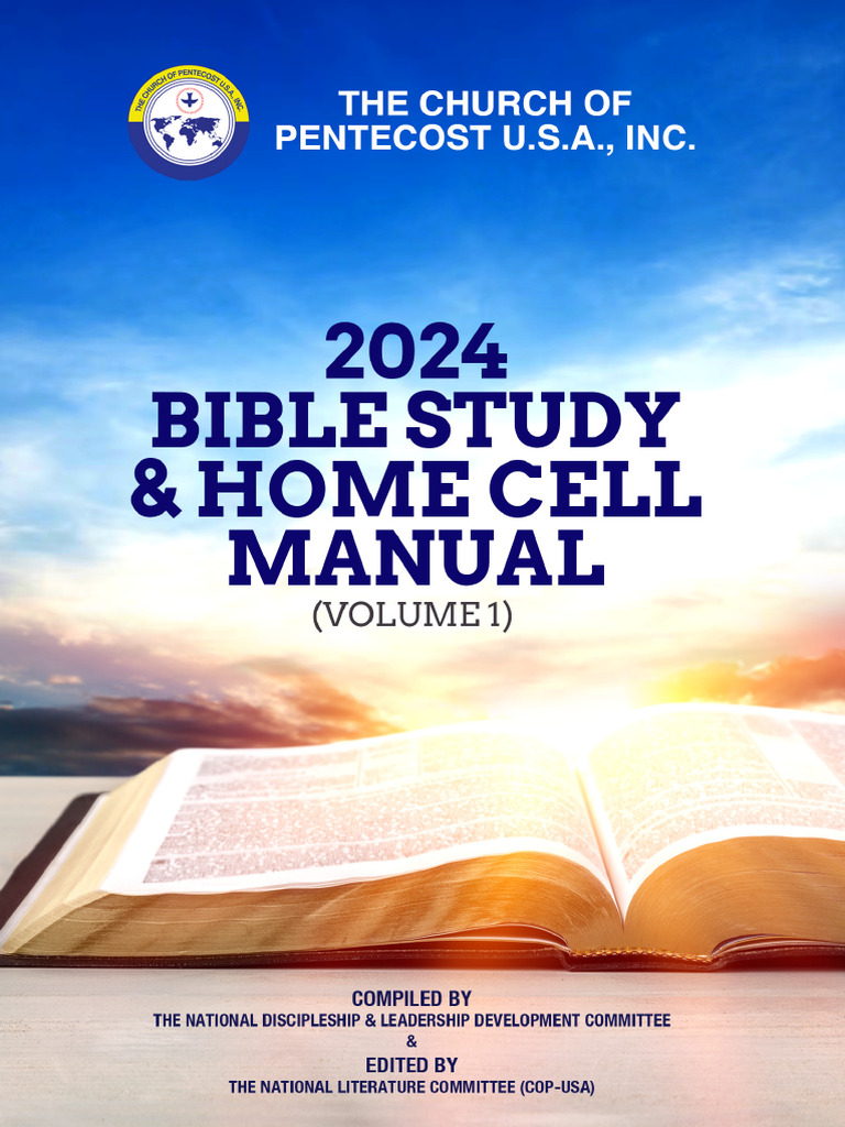 2024 Bible Study and Home Cell Manual - Volume 1 | PDF | Jesus | Disciplines