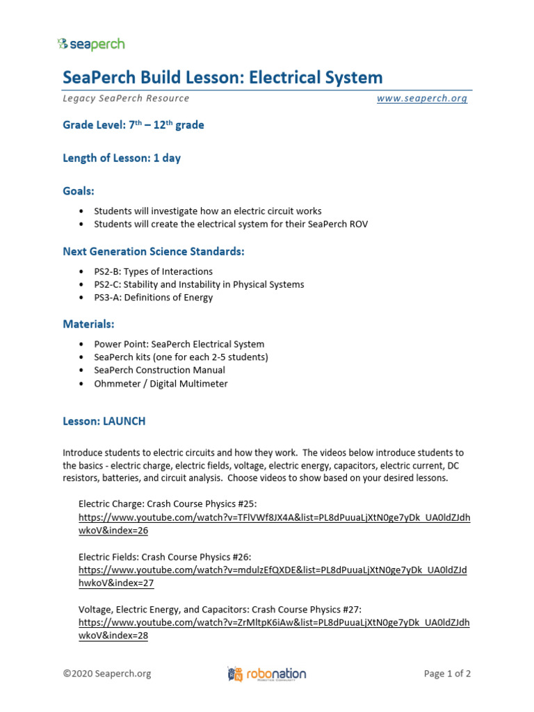 Electrical-System Build | PDF | Electrical Network | Electricity