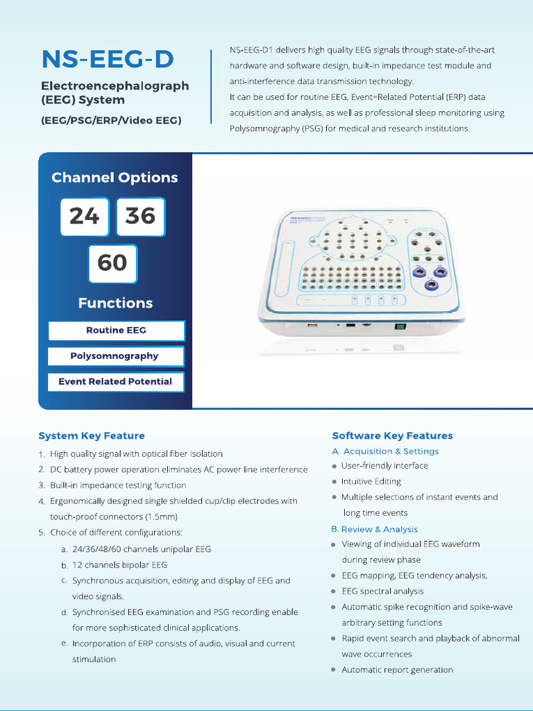 NS-EEG-D-1 Catalog - 2019 | PDF