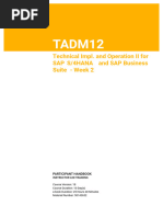 SAP System Admin Course: ADM100 | PDF | Databases | Computer Architecture