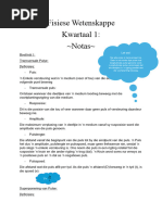 Graad 10 - Fisiese Wetenskap - Kwartaal 3 - Werkboek (Wolkskool) | PDF