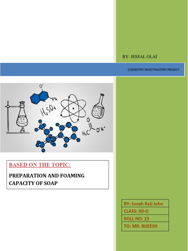Sample - Chem Project | PDF | Soap | Chemical Substances