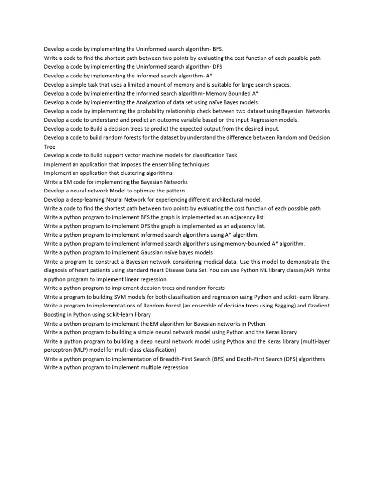 AIML | PDF | Artificial Neural Network | Support Vector Machine