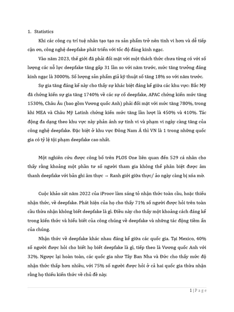 Thách TH C Deepfake | PDF