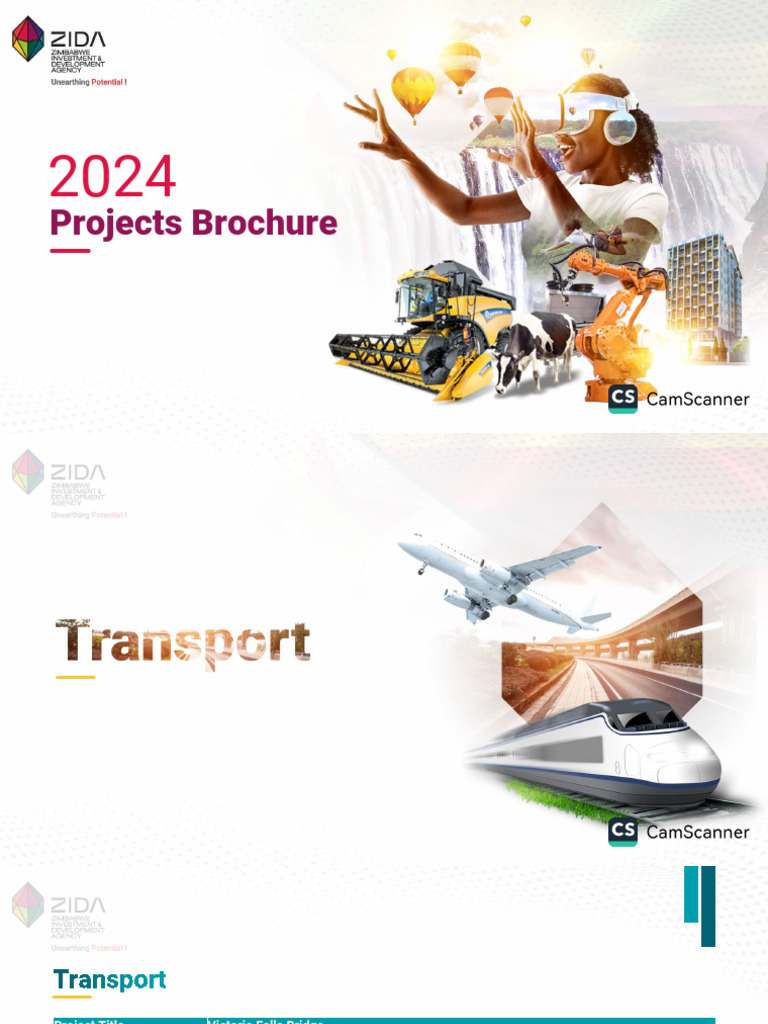 ZIDA-2024-PROJECTS-BROCHURE Info | PDF | Solar Power | Power Station