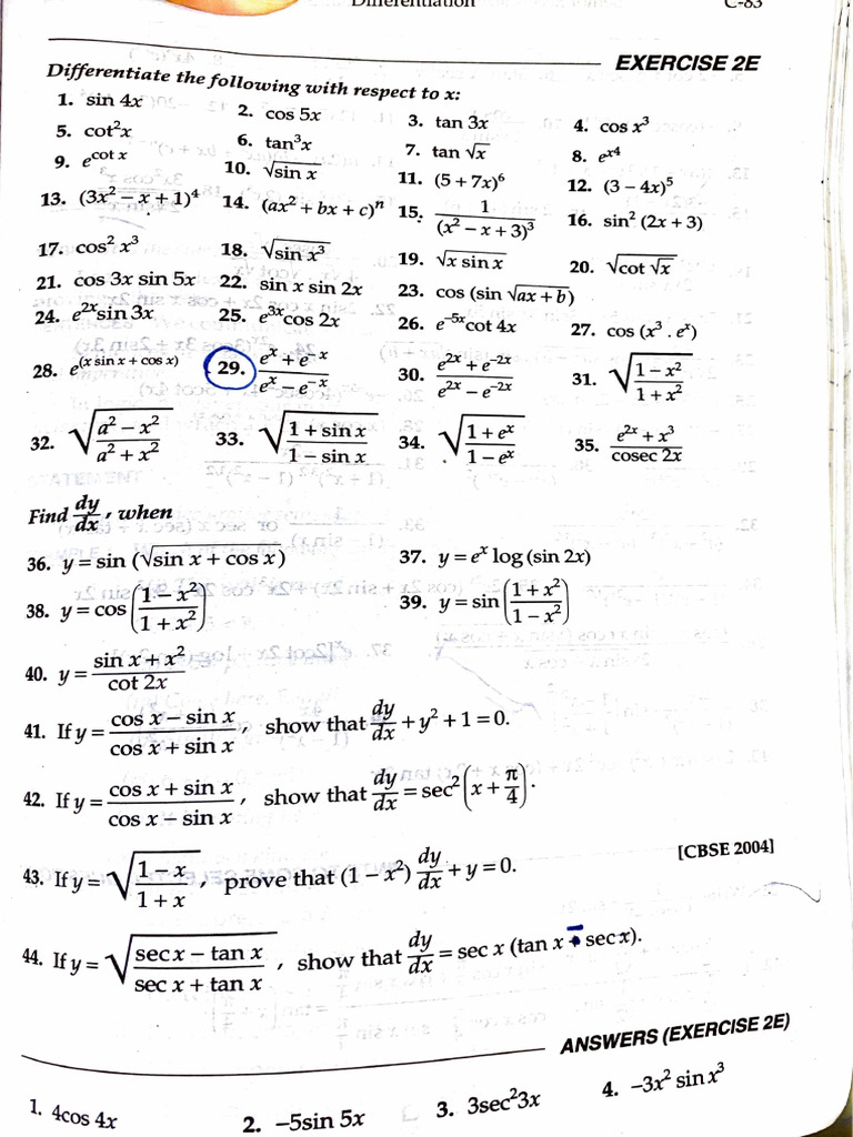 Chain Rule | PDF | Trigonometric Functions | Mathematical Analysis