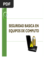 Panel de Control: Seguridad y Mantenimiento | PDF