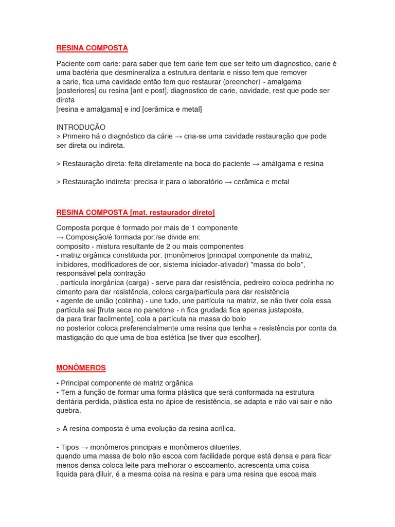 Resumo de Materias Ta1-3 | PDF | Polimerização | Polímeros