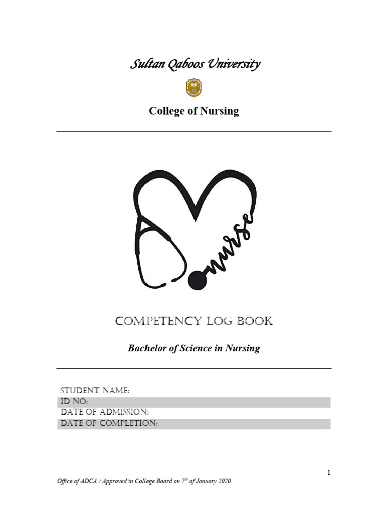 Final Competency Logbookcopy in Nursing 2022 | PDF | Nursing | Intravenous Therapy