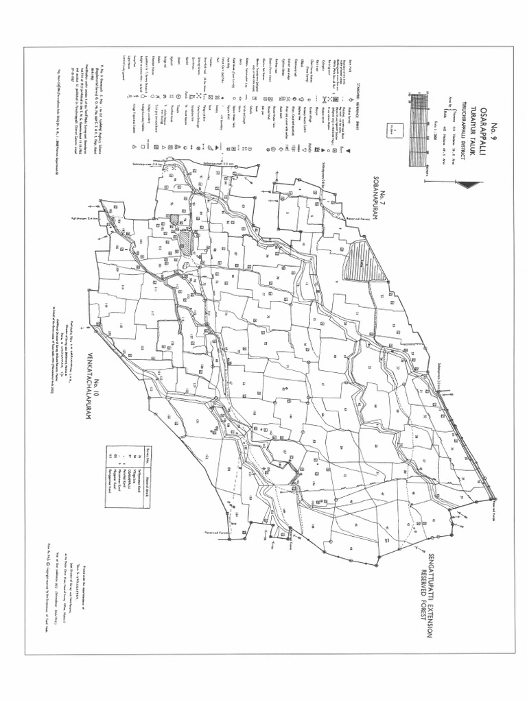 Village Map - Thuraiyur Taluk Osarapalli Village | PDF