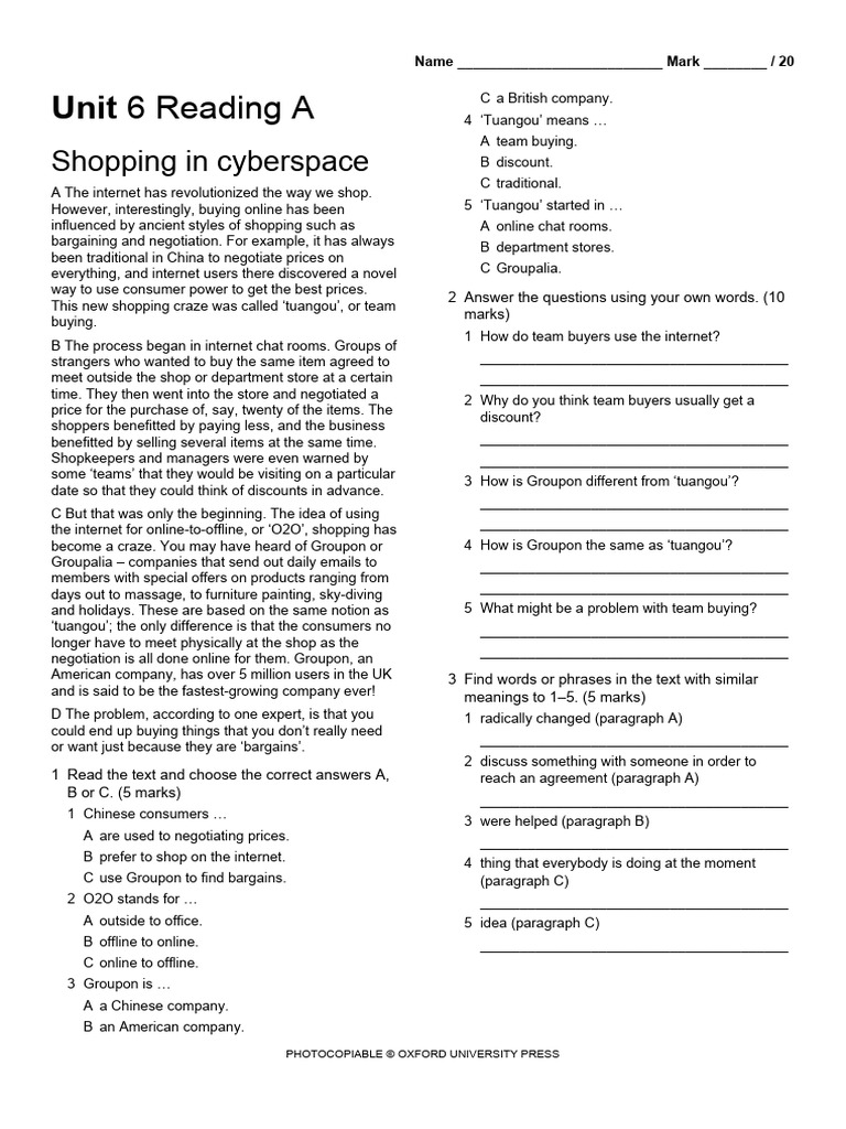06 Unit 6 Reading | PDF | Business | Marketing