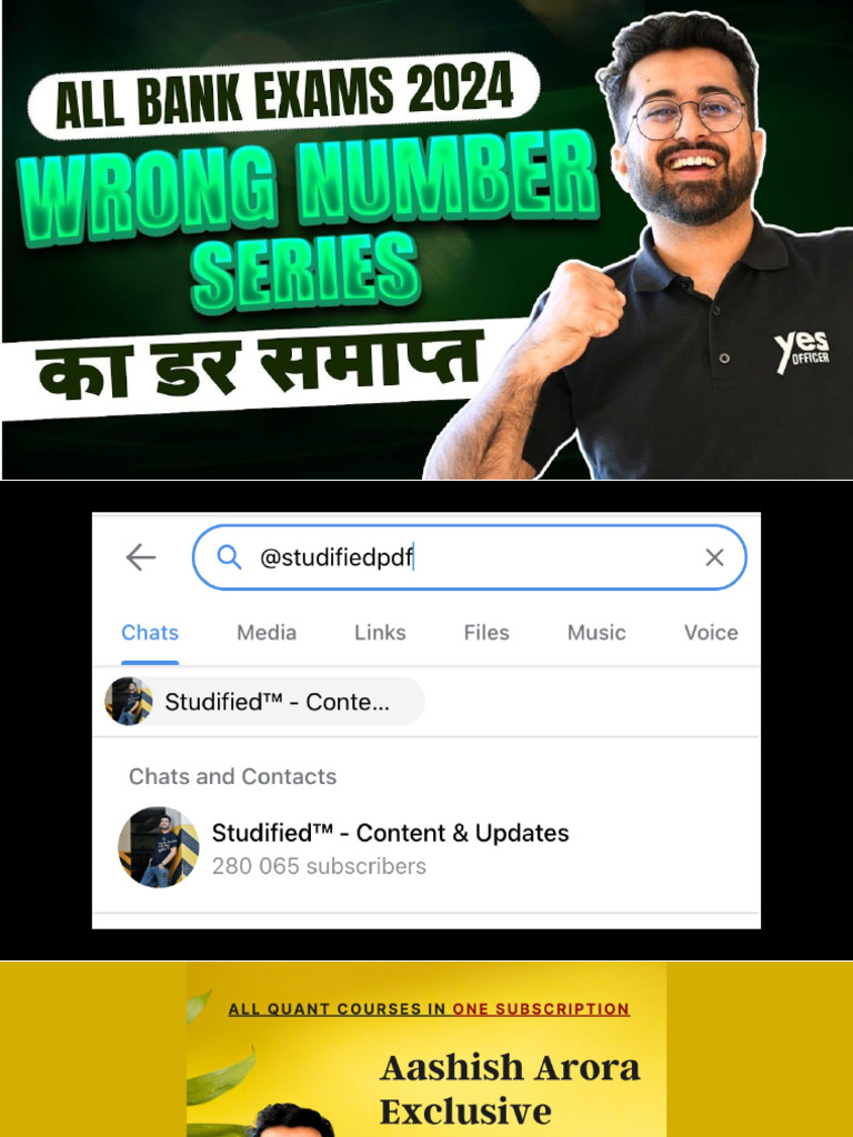 Wrong Number Series Boom PDF by Aashish Arora | PDF