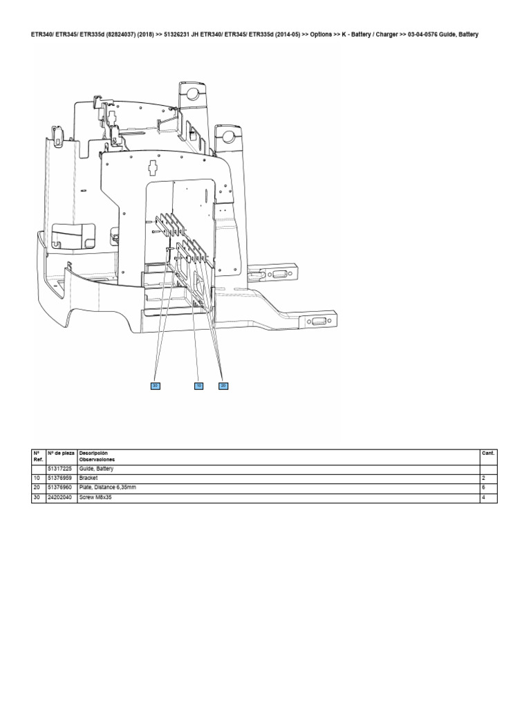 Battery Guide and Parts List | PDF