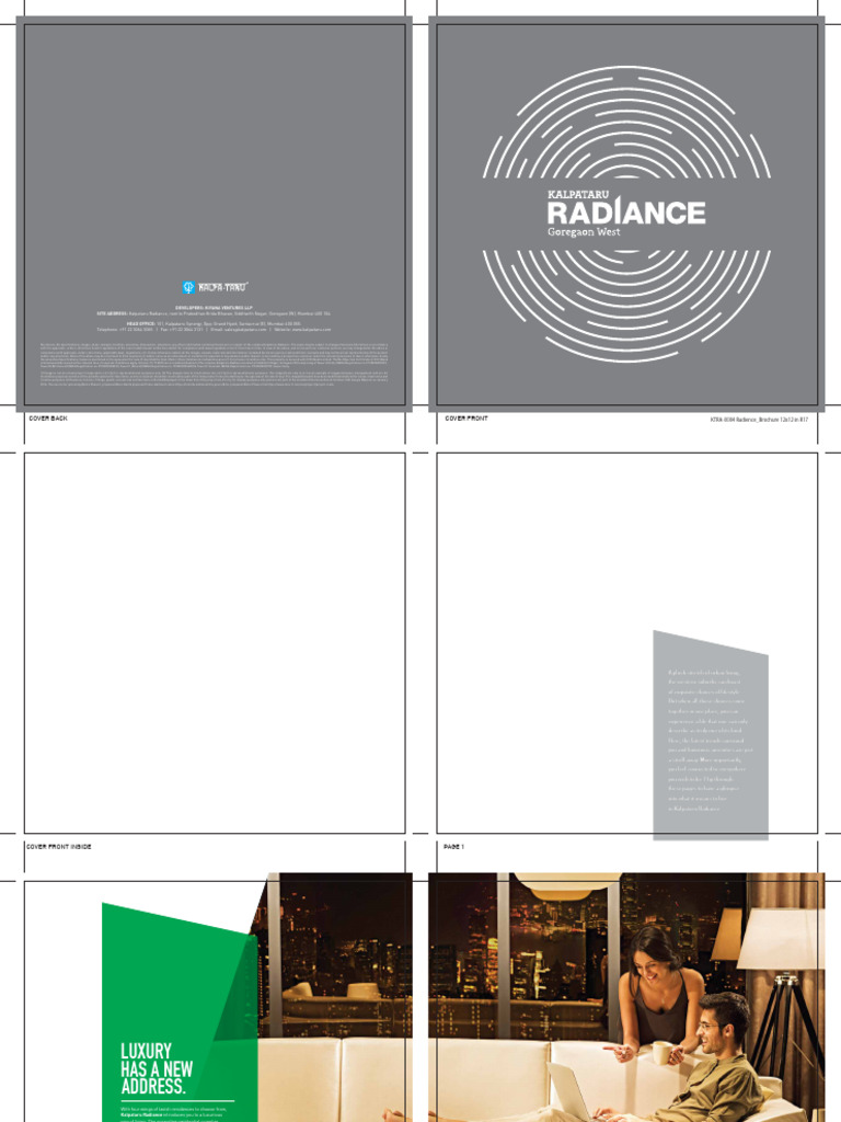 Radiance E Brochure | PDF | Bathroom | Apartment