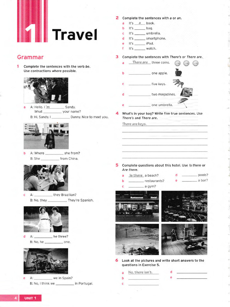 American Inside Out Evolution - Elementary - Workbook - Lesson 1 | PDF