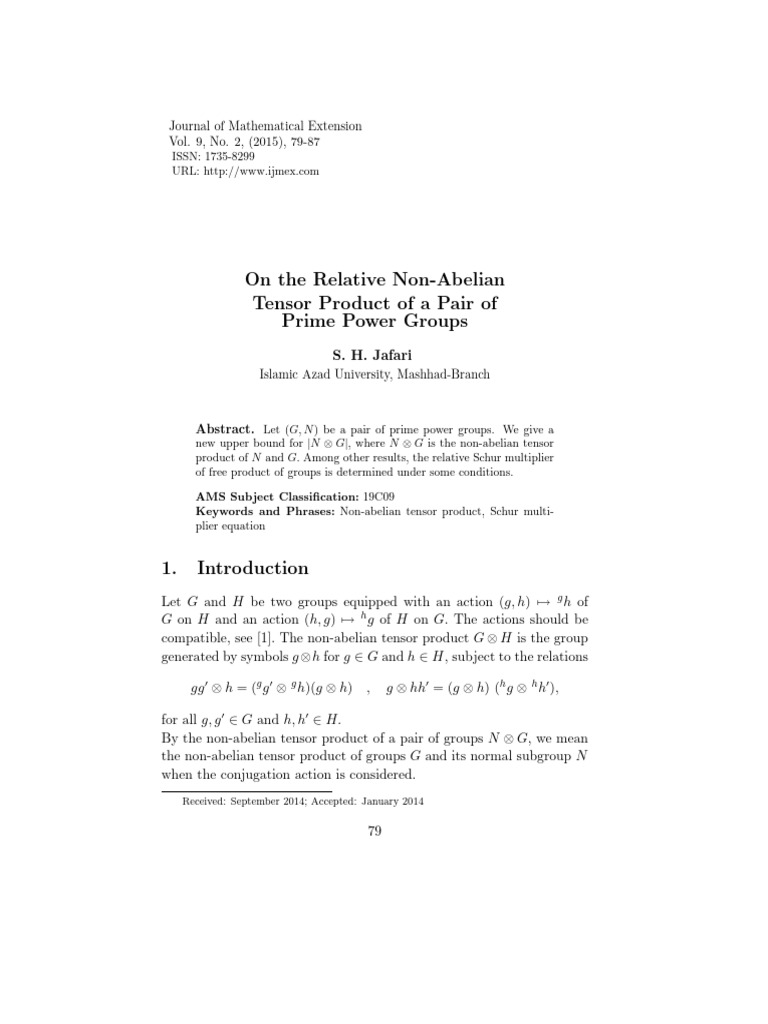 Relative | PDF | Group (Mathematics) | Mathematical Analysis