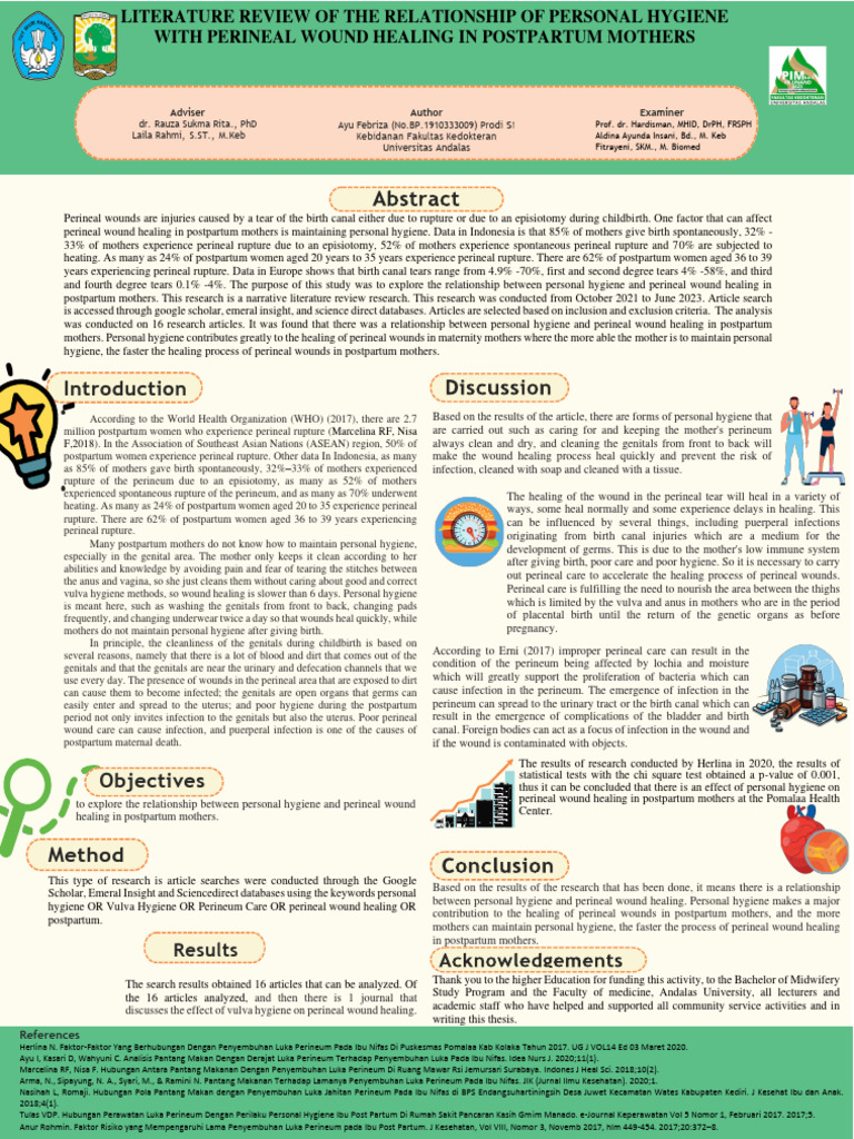 Poster PIM Ayu Febriza!! | PDF | Postpartum Period | Childbirth