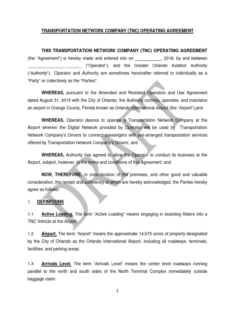 Template TNC Agreement 12.09.19 | PDF | Indemnity | Insurance