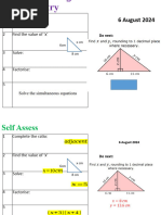 Area of Triangle: 1/2abSin(C) Worksheet | PDF | Area | Triangle