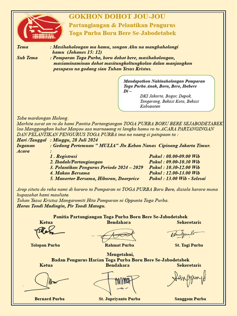 Gokhon Dohot Jou-Jou Partangiangan Toga Purba | PDF