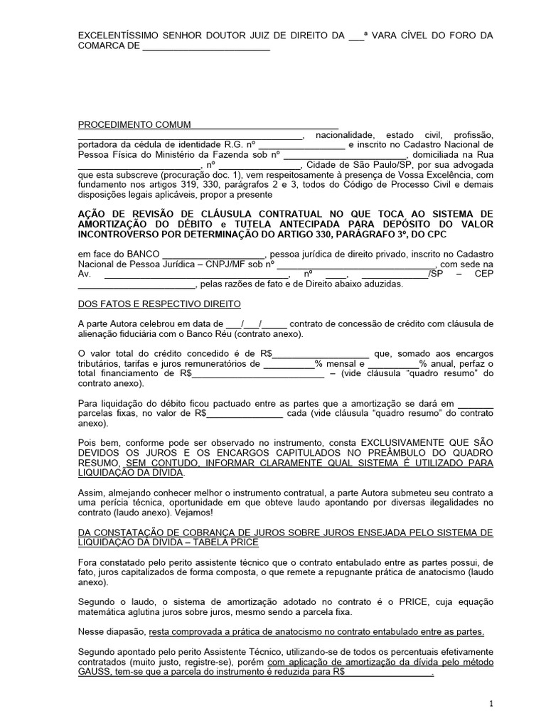 modelo-peticao-inicial-alienacao-fiduciaria-veiculos-price-vs-gauss-e