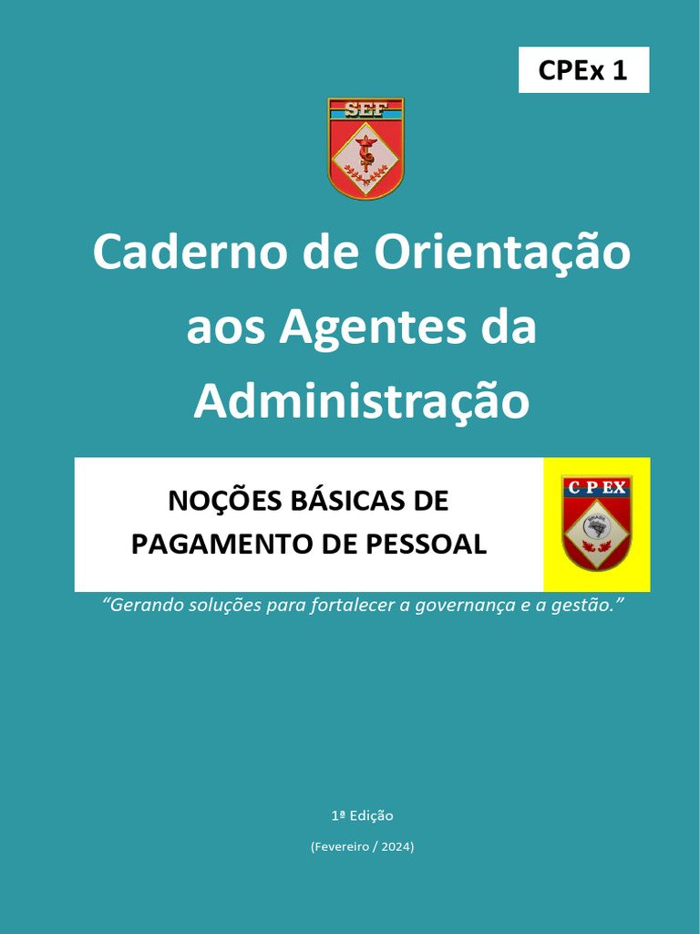 Caderno de Orientacao CPEx 1 - Nocoes Basicas de Pag Pessoal - 2024 ...