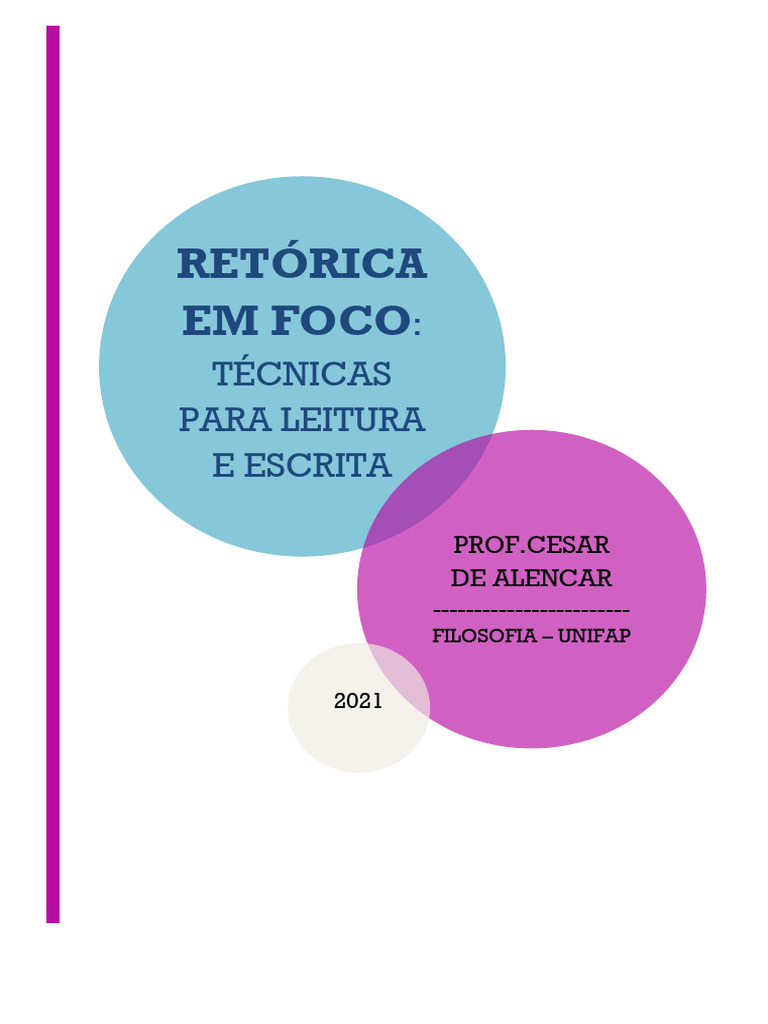 Técnicas de Retórica para Leitura e Escrita | PDF | Retórica | Pensamento