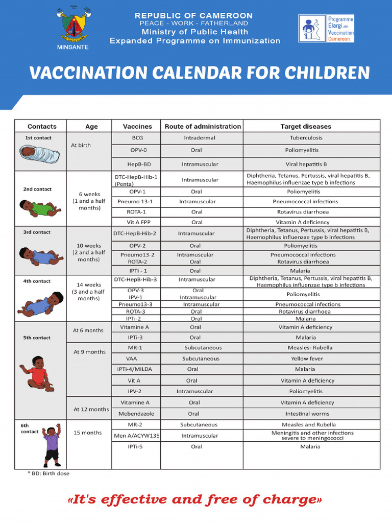 Vaccination Cal en Recto Verso | PDF