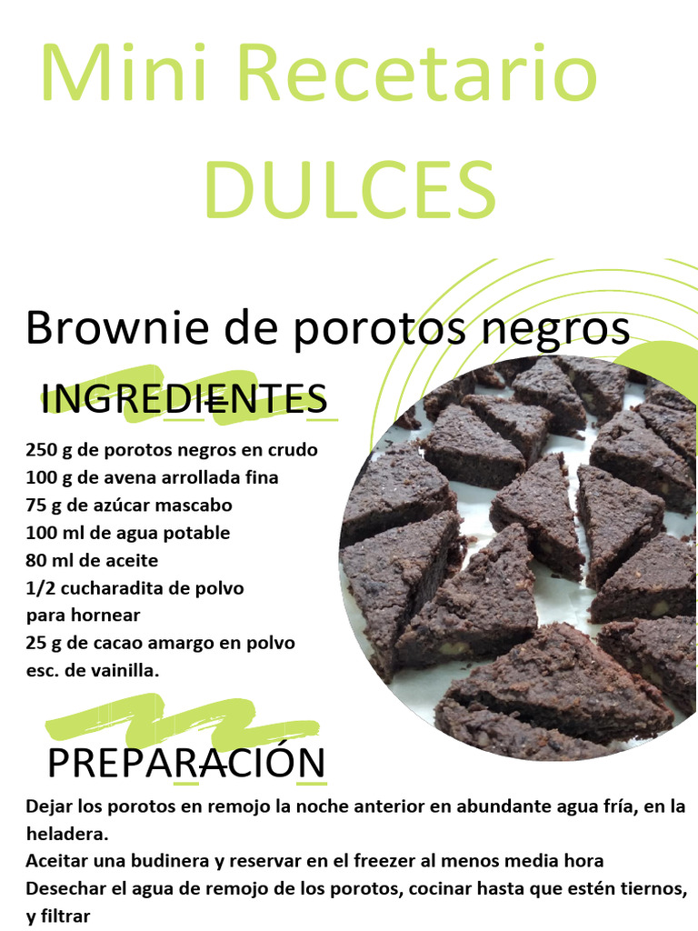 Recetas Dulces Saludables y Fáciles | PDF | Postres | Alimentos