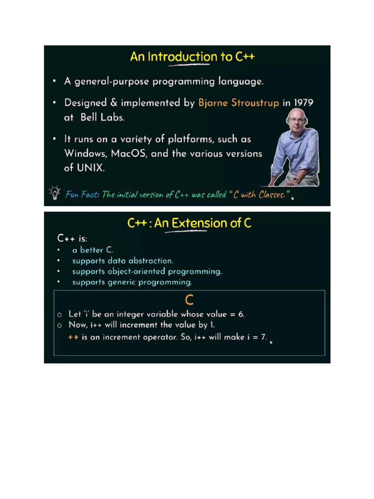 01 Introduction To C++ | PDF