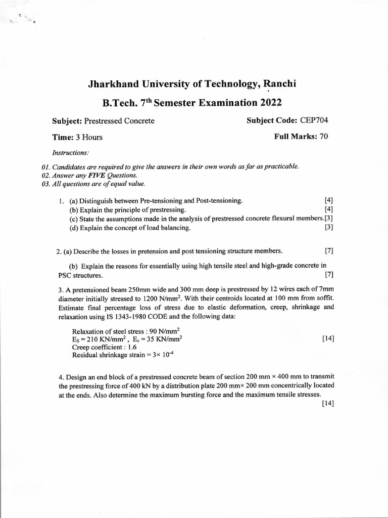 CE 7th Pyq 2022 | PDF