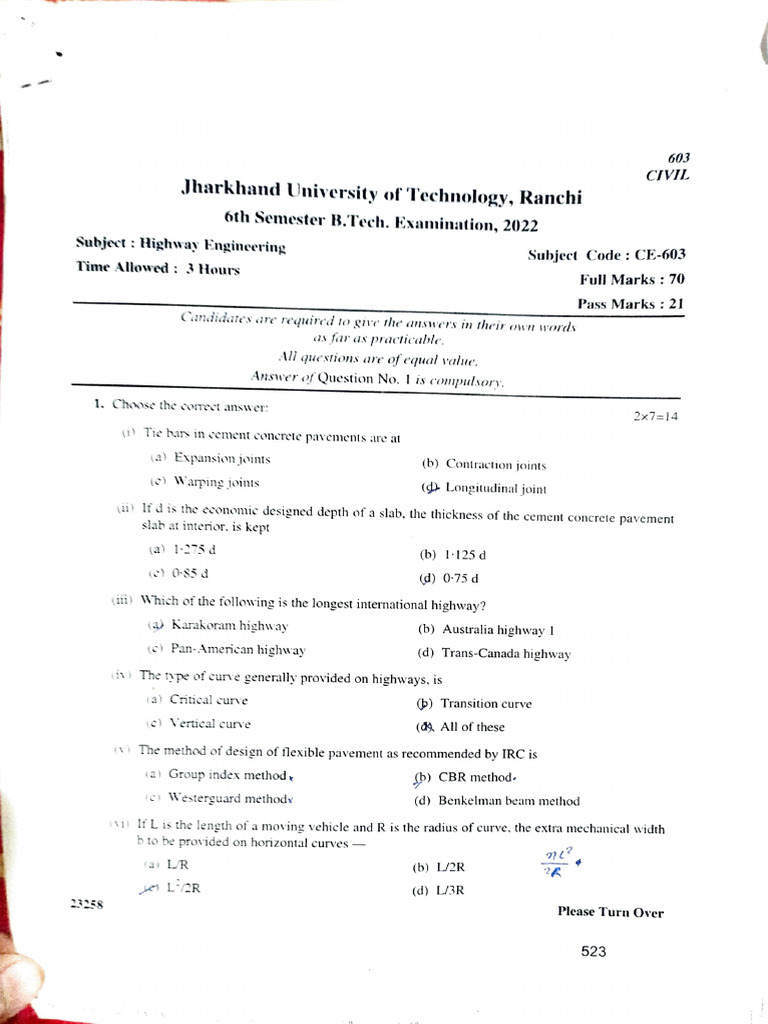 2022 Sem-6 Pyq, CE | PDF | River | Irrigation