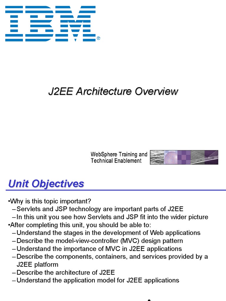 J2EE Architecture Overview | PDF | Java Platform | Java Servlet