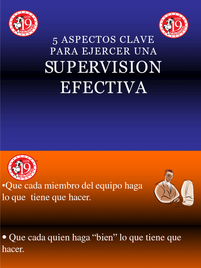 5 Apectos Clave para Ejercer Una Supervision Efectiva | PDF ...