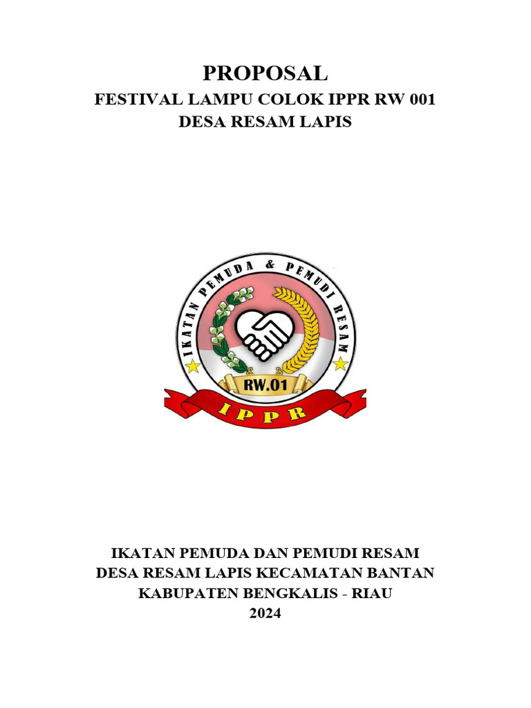 Proposal Colok 2024 - Kosong | PDF