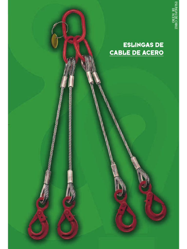 Partes de un estrobo en eslingas | PDF | Acero