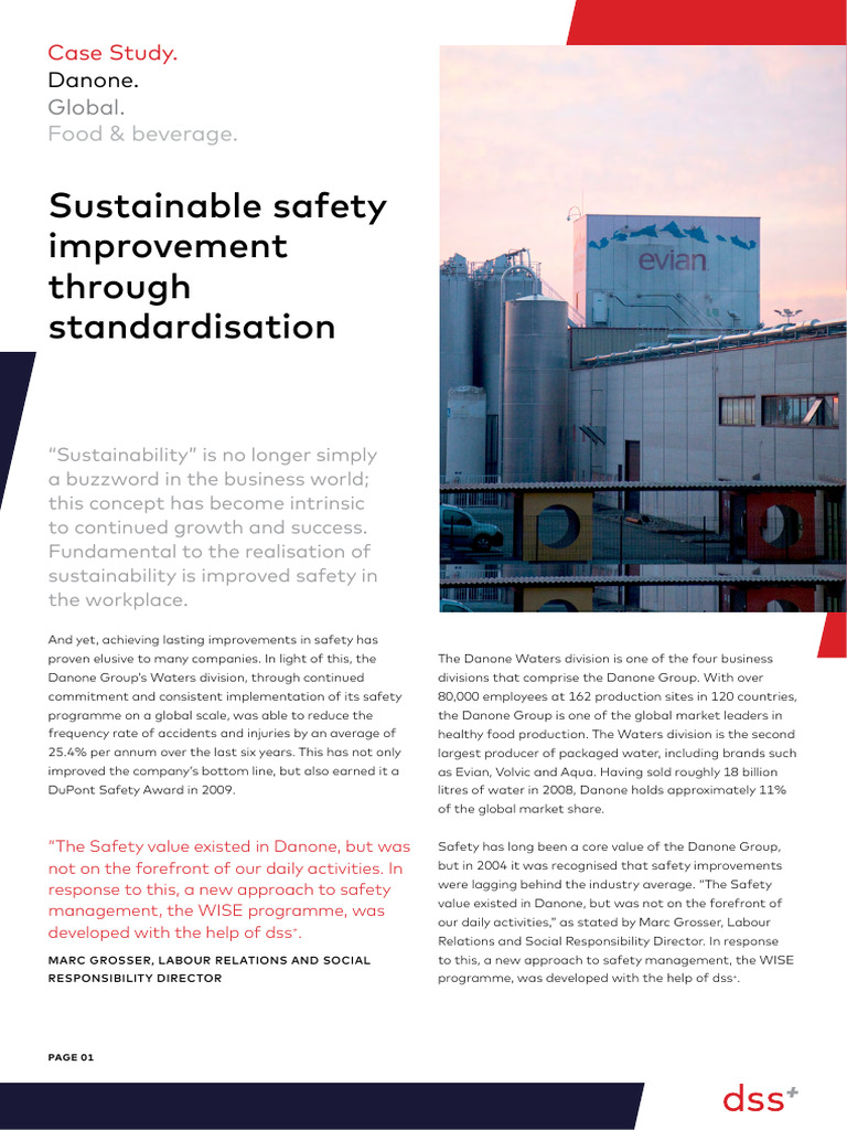Cs Danone | PDF | Safety | Methodology