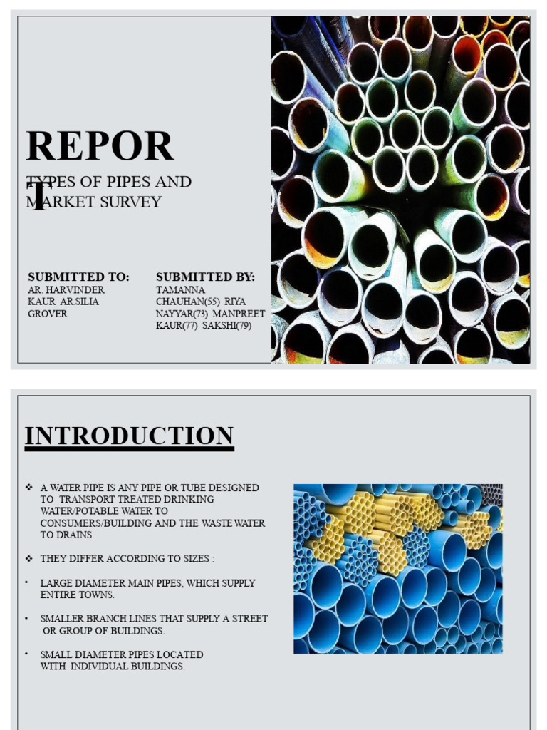 BS Report | PDF | Pipe (Fluid Conveyance) | Polyvinyl Chloride