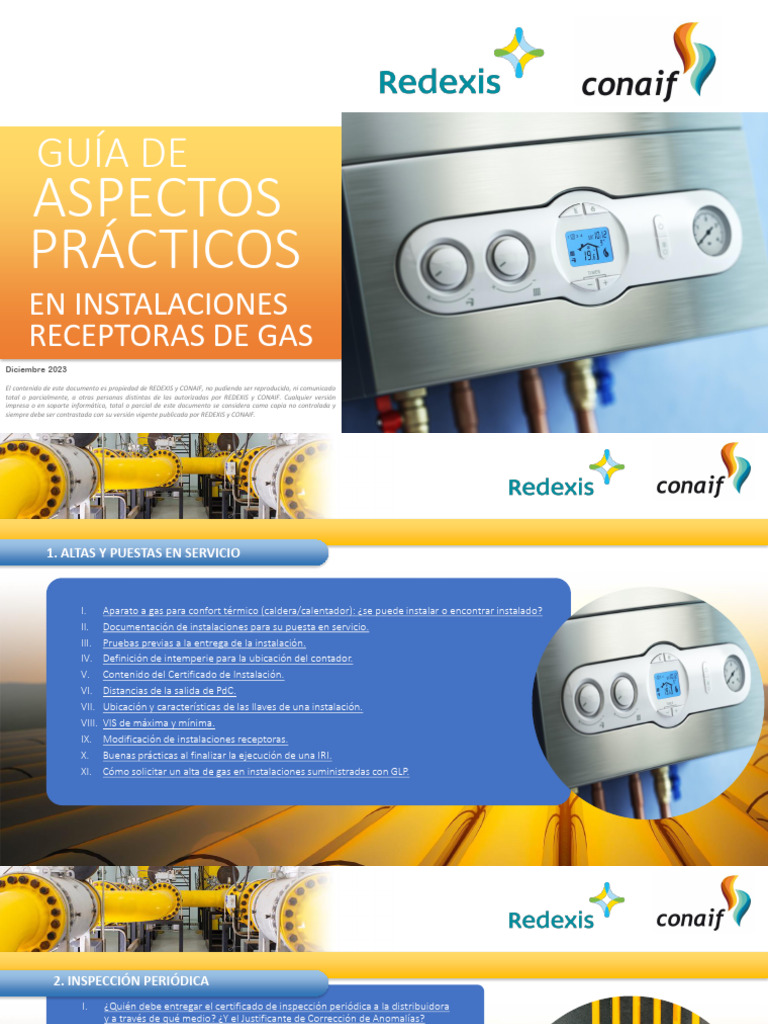 Guía Aspectos Prácticos en Instalaciones Receptoras de Gas | PDF | Techo | Ventilación ...