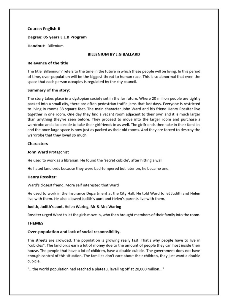 BILLENIUM | PDF | Social Science | General Fiction