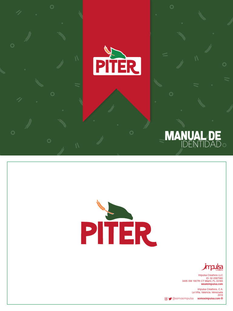 Manual de Identidad de Pan Piter | PDF | Marca | Panes
