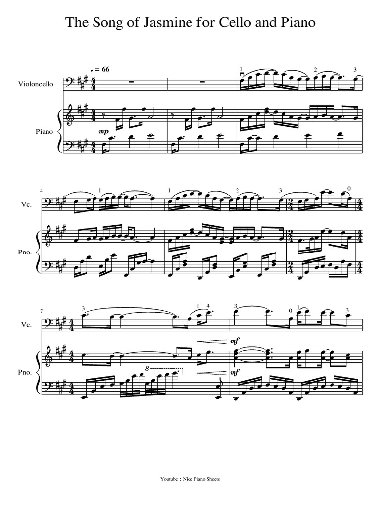 Aladdin Speechless Full Score PDF