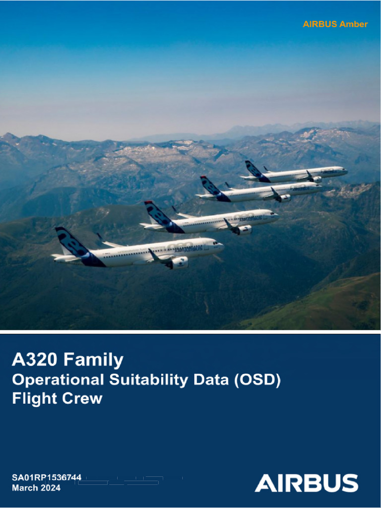 A320 Family Operational Suitability Data | PDF | Aerospace | Aviation