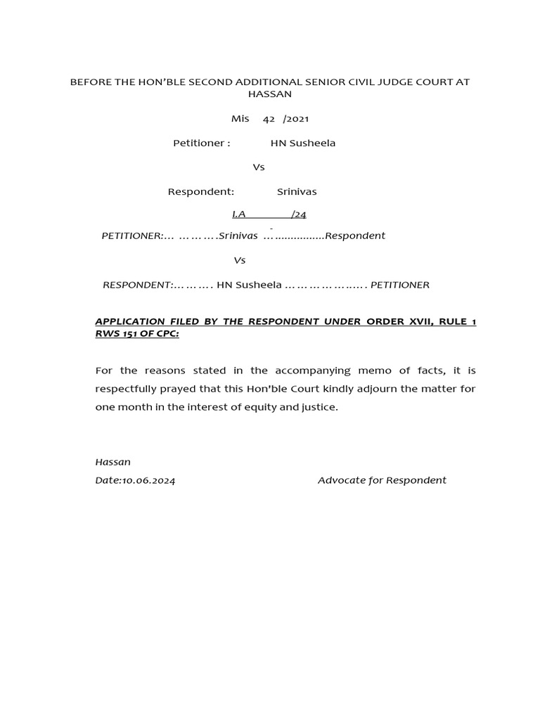 Adjournment | PDF | Judiciaries | Justice