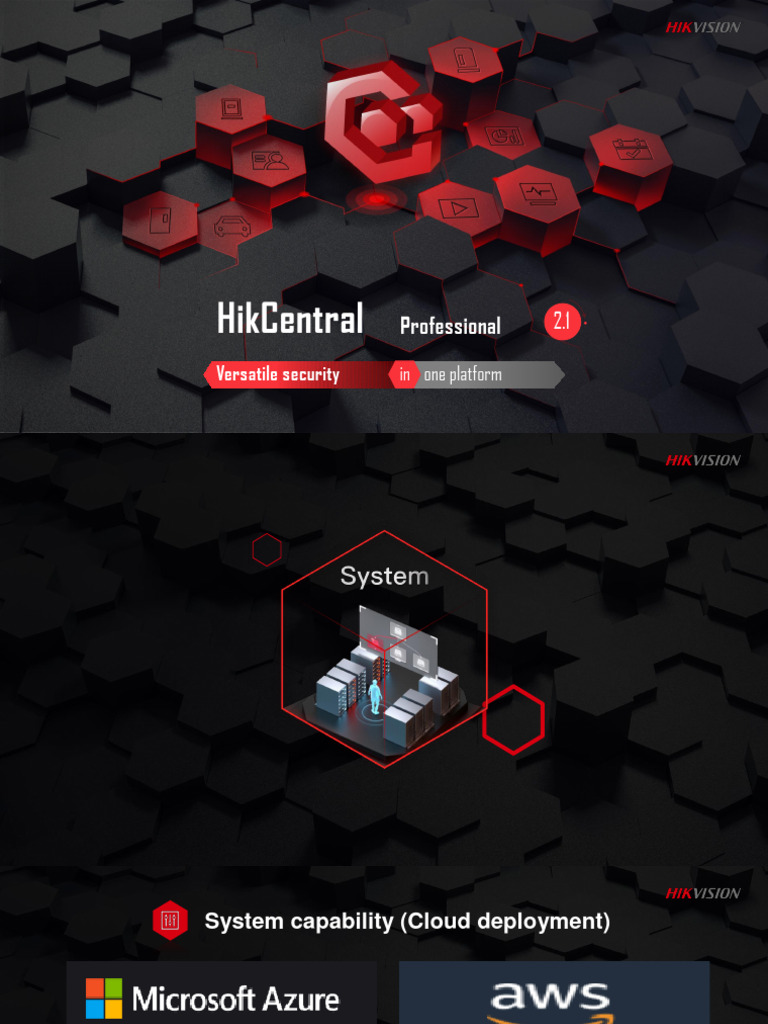 HikCentral Pro V2.1 Introduction - System Intallation & Video Security ...