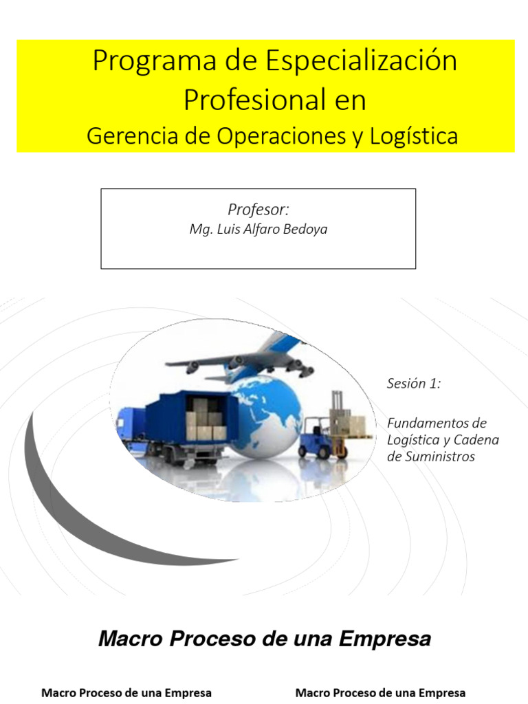 Sesión 1 | PDF | Logística | Business Sesión 1 | PDF | Logística | Business
